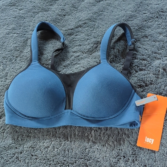 Lucy | Intimates & Sleepwear | Lucy Womens Sporty Blue And Black Sports ...
